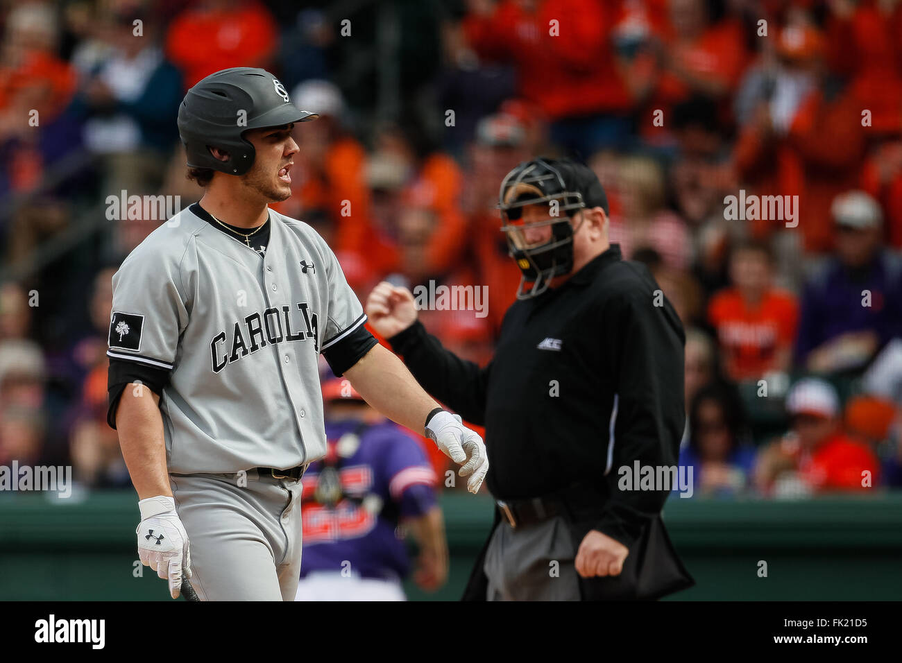 Greenville, SC, USA. 5th Mar, 2016. Jonah Bride (20) of the South ...