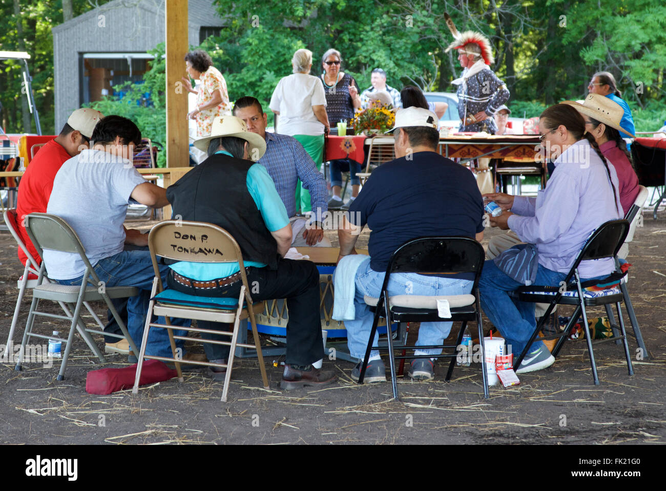 Council Grove, Morris County, Kansas, USA, 20th June, 2015 THe Kaw ...