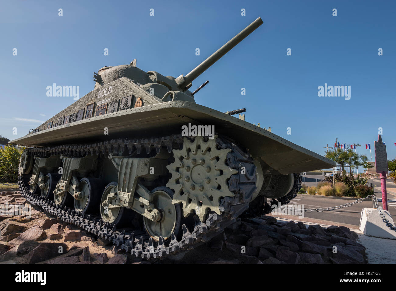 Historical tank "Sherman Stock Photo - Alamy
