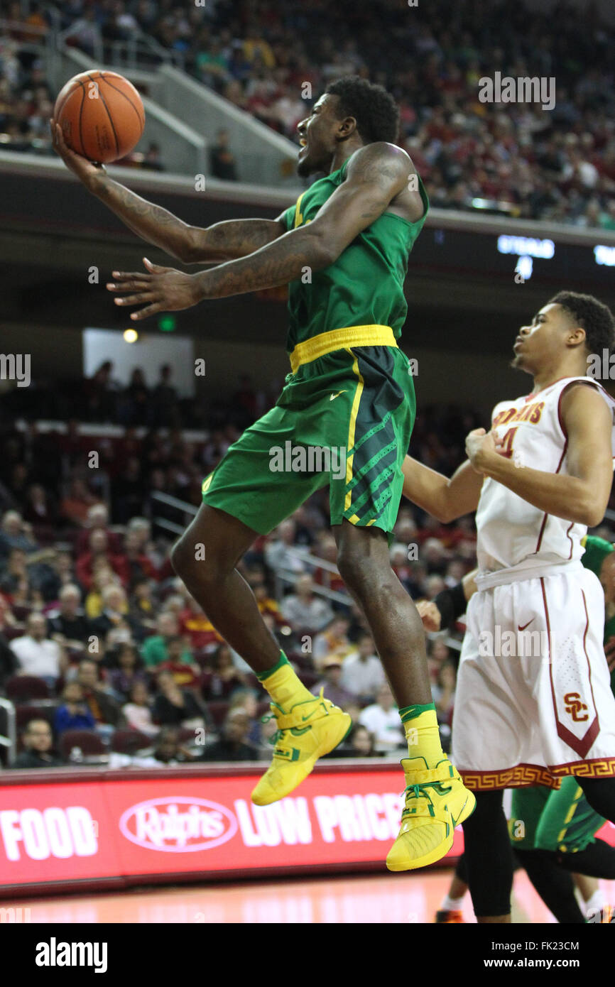 Los Angeles, CA, USA. 5th Mar, 2016. Oregon Ducks forward Jordan Bell ...