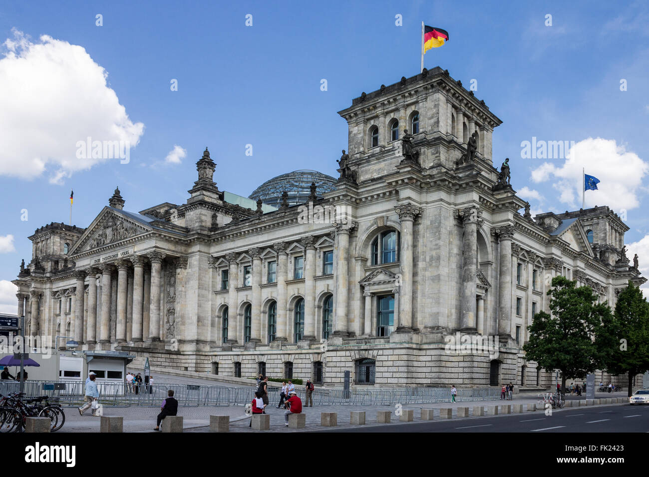 Berlin Parliament Facade Stock Photo - Alamy