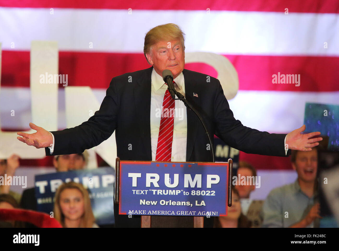 New Orleans, LOUISIANA, USA. 4th Mar, 2016. Republican Presidential ...