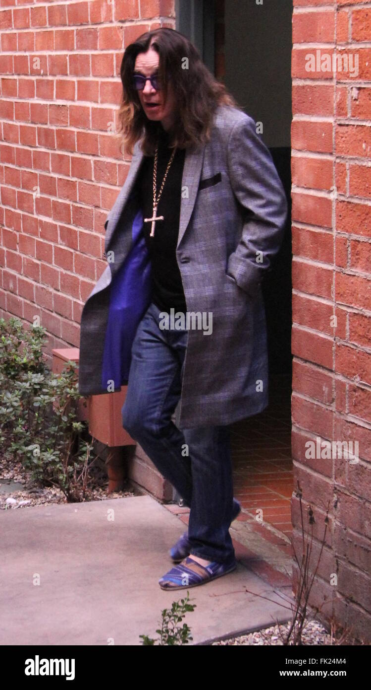 Ozzy Osbourne out and about running errands in Beverly Hills Featuring ...