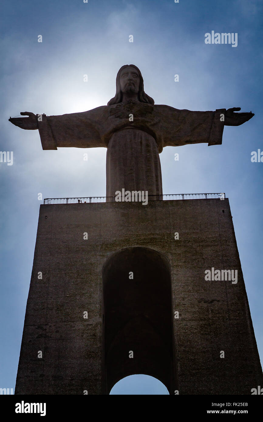 The statue of Christo Rei, Lisbon, Portugal Stock Photo - Alamy