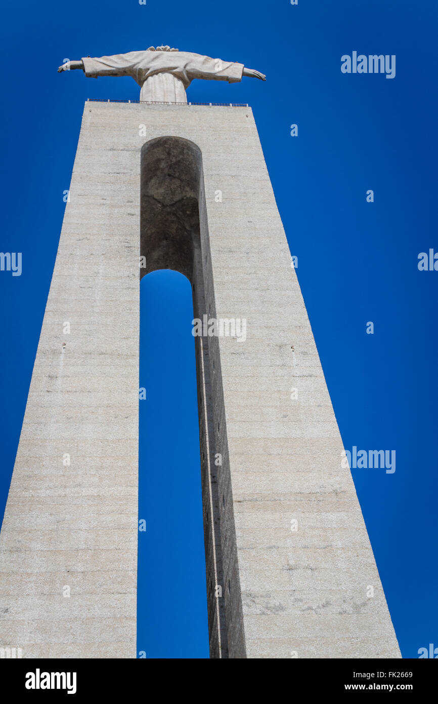 The statue of Christo Rei, Lisbon, Portugal Stock Photo - Alamy