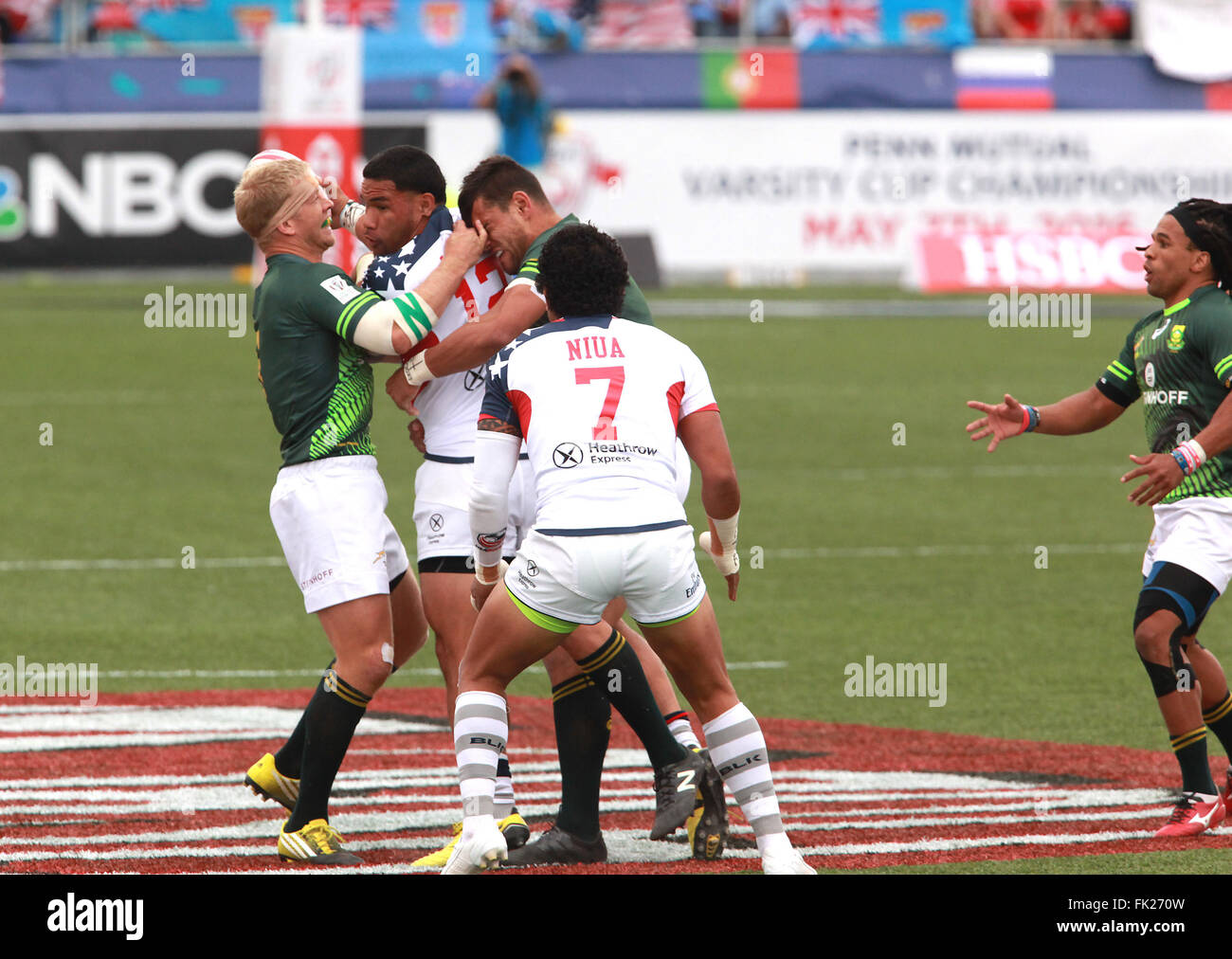 Las Vegas, Nevada, USA. 5th Mar, 2016. South African players Kyle Brown ...