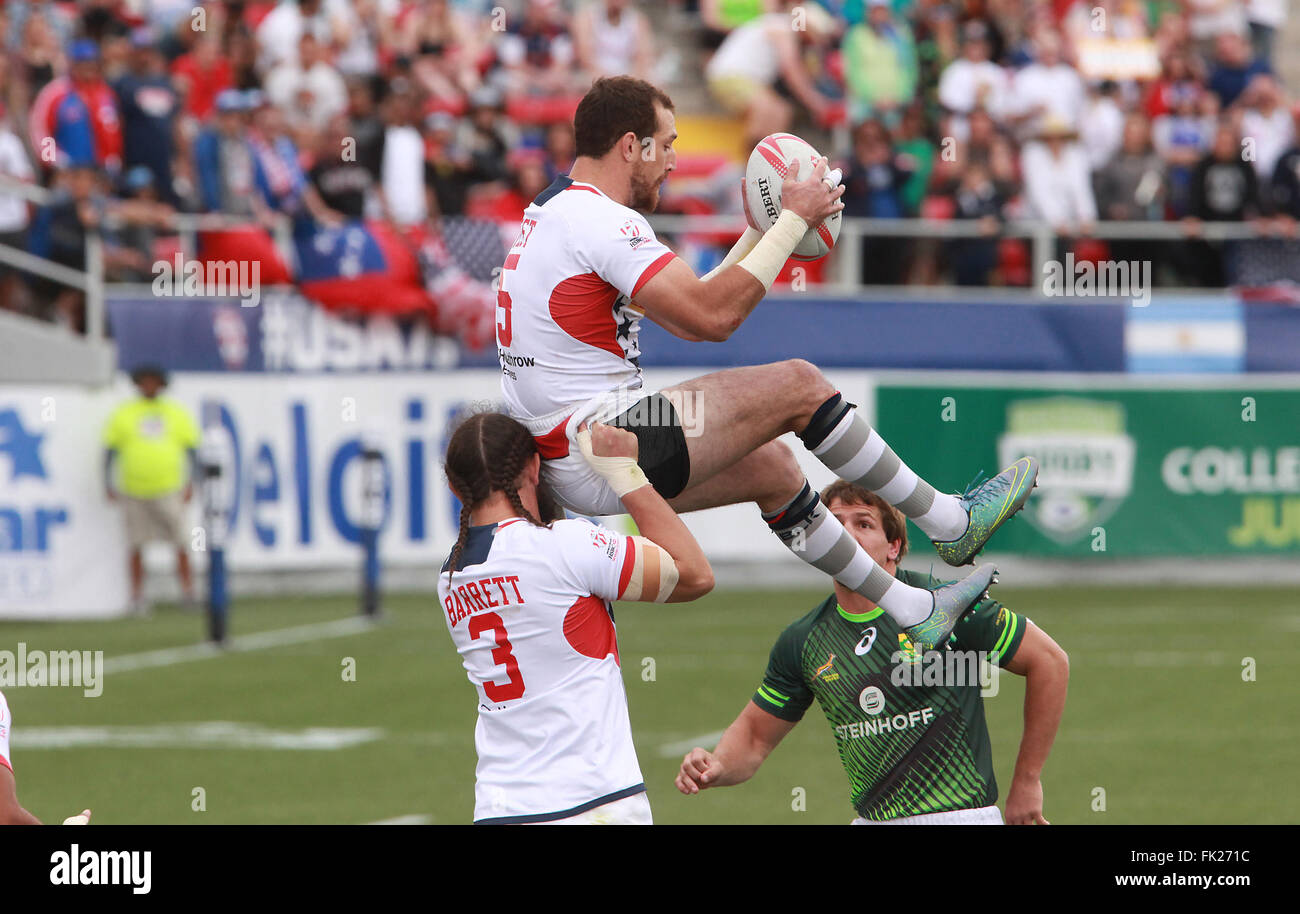 Las Vegas, Nevada, USA. 5th Mar, 2016. American player Zack Test gets a ...