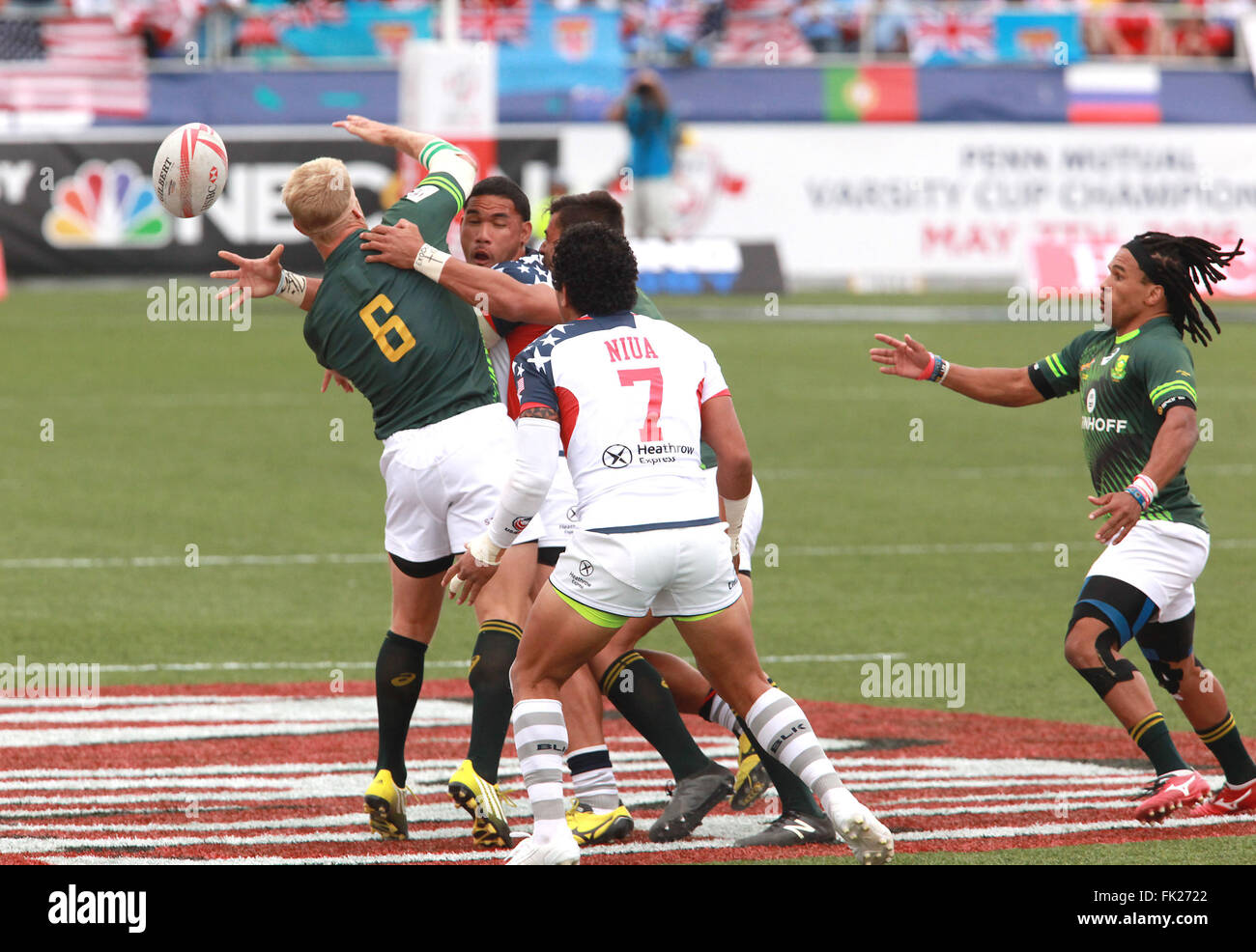 Las Vegas, Nevada, USA. 5th Mar, 2016. South African players Kyle Brown ...