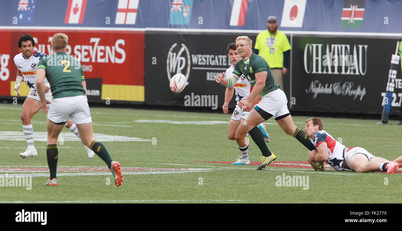 Las Vegas, Nevada, USA. 5th Mar, 2016. South African player Kyle Brown ...