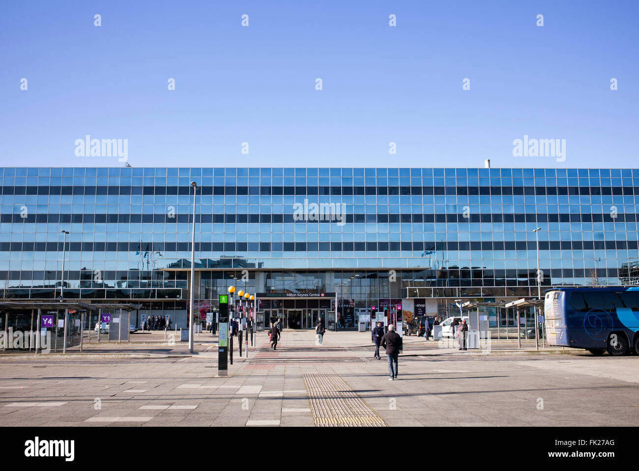 Milton Keynes Central, Milton Keynes, Buckinghamshire, England Stock ...