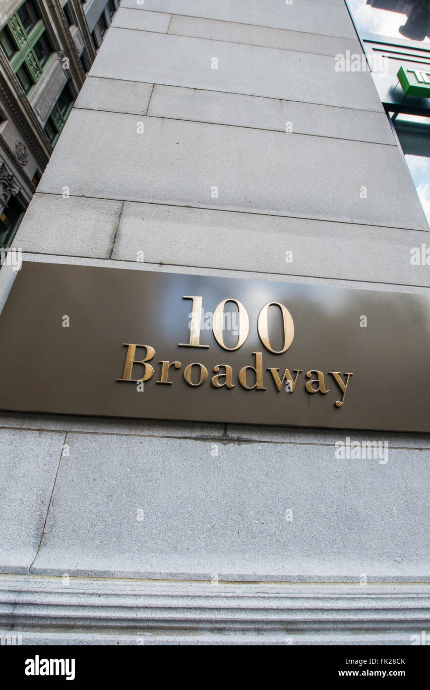 Broadway street sign in New York Stock Photo - Alamy