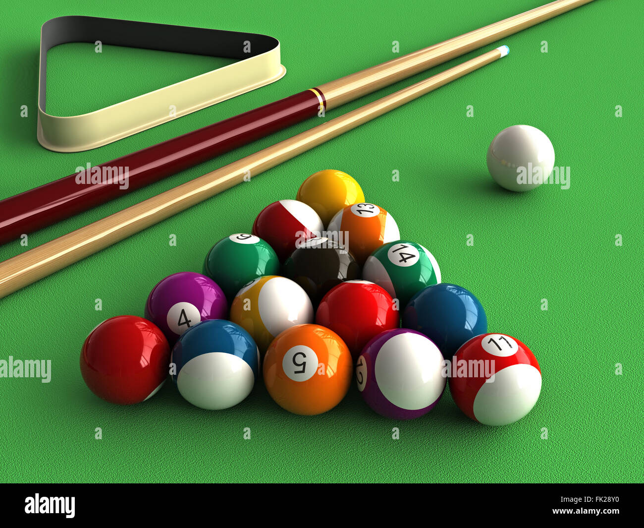 Billiard game snooker hi-res stock photography and images - Alamy