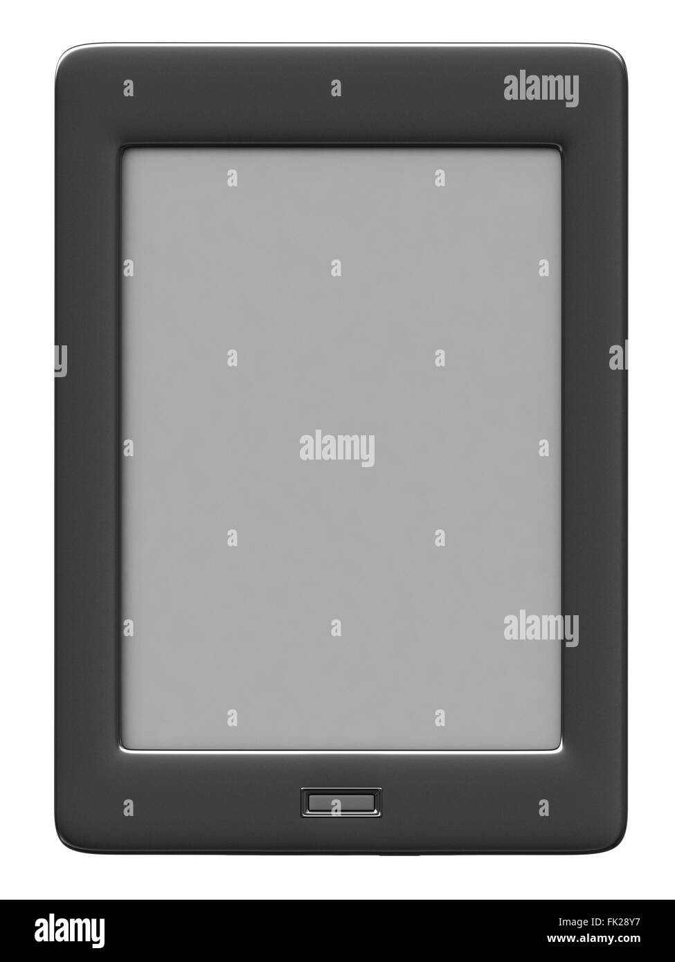 3d render of reader electronic book over white background Stock Photo ...