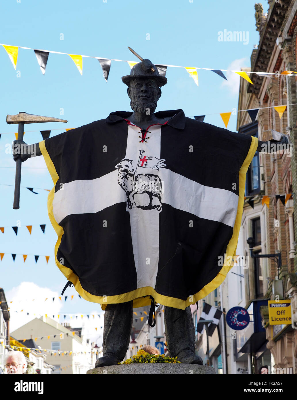 Cornish patron saint hi-res stock photography and images - Alamy