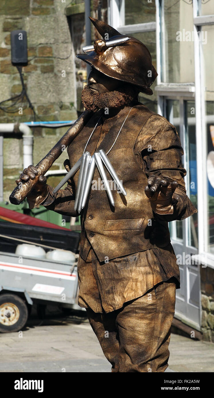 Redruth, Cornwall, UK. 05th Mar, 2016. Celebration of St Piran's Day in ...