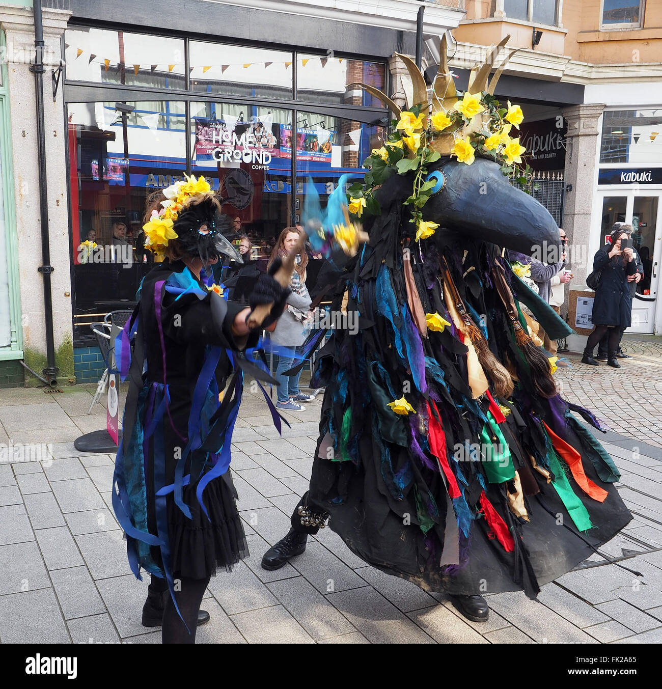 Redruth, Cornwall, UK. 05th Mar, 2016. Celebration of St Piran's Day in ...