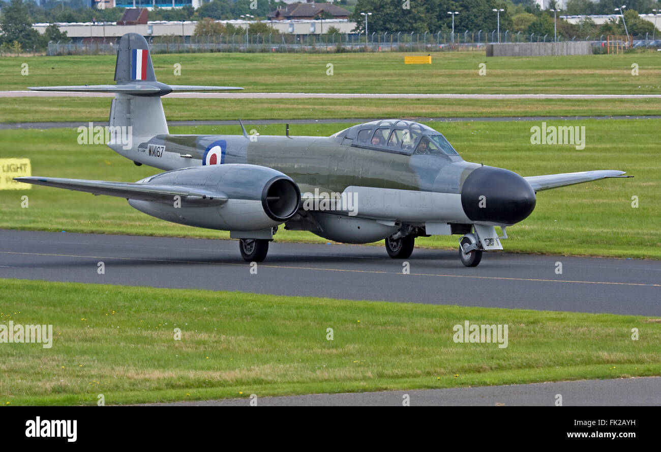 Gloster Meteor WM167 Stock Photo - Alamy