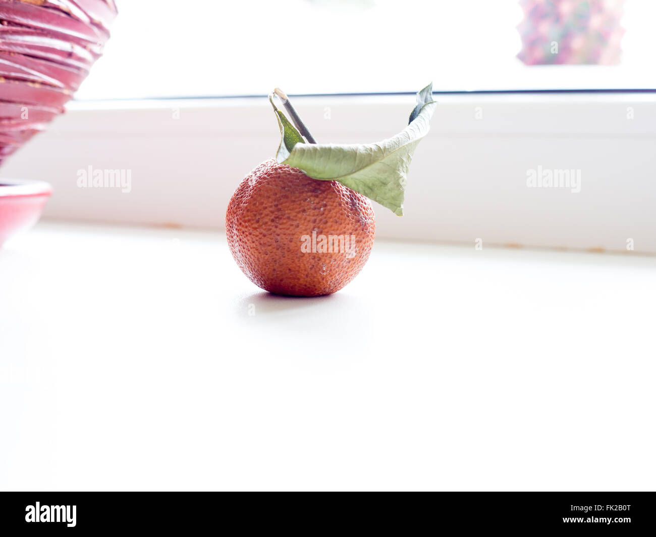 The dried orange vegetable mandarin Stock Photo - Alamy