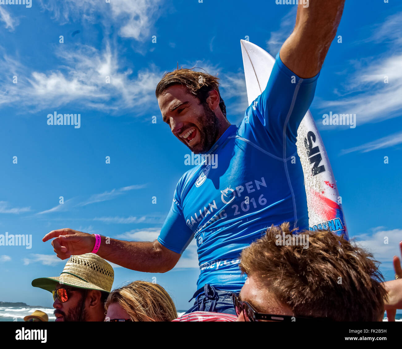 Sydney, Australia. 06th Mar, 2016. Professional surfer Dion Atkinson ...