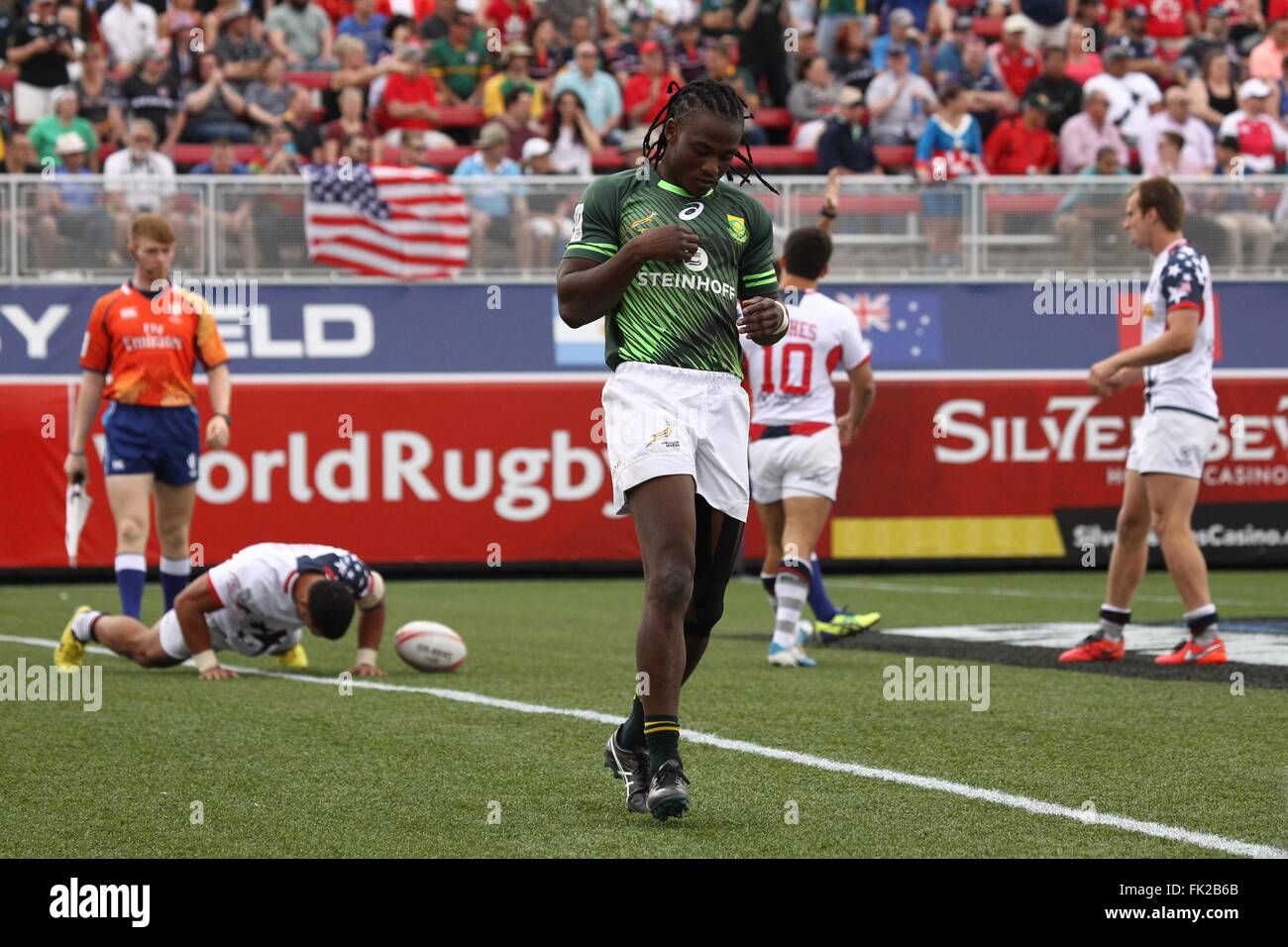 Las Vegas, NV, USA. 5th Mar, 2016. Seabelo Senatla of South Africa in ...
