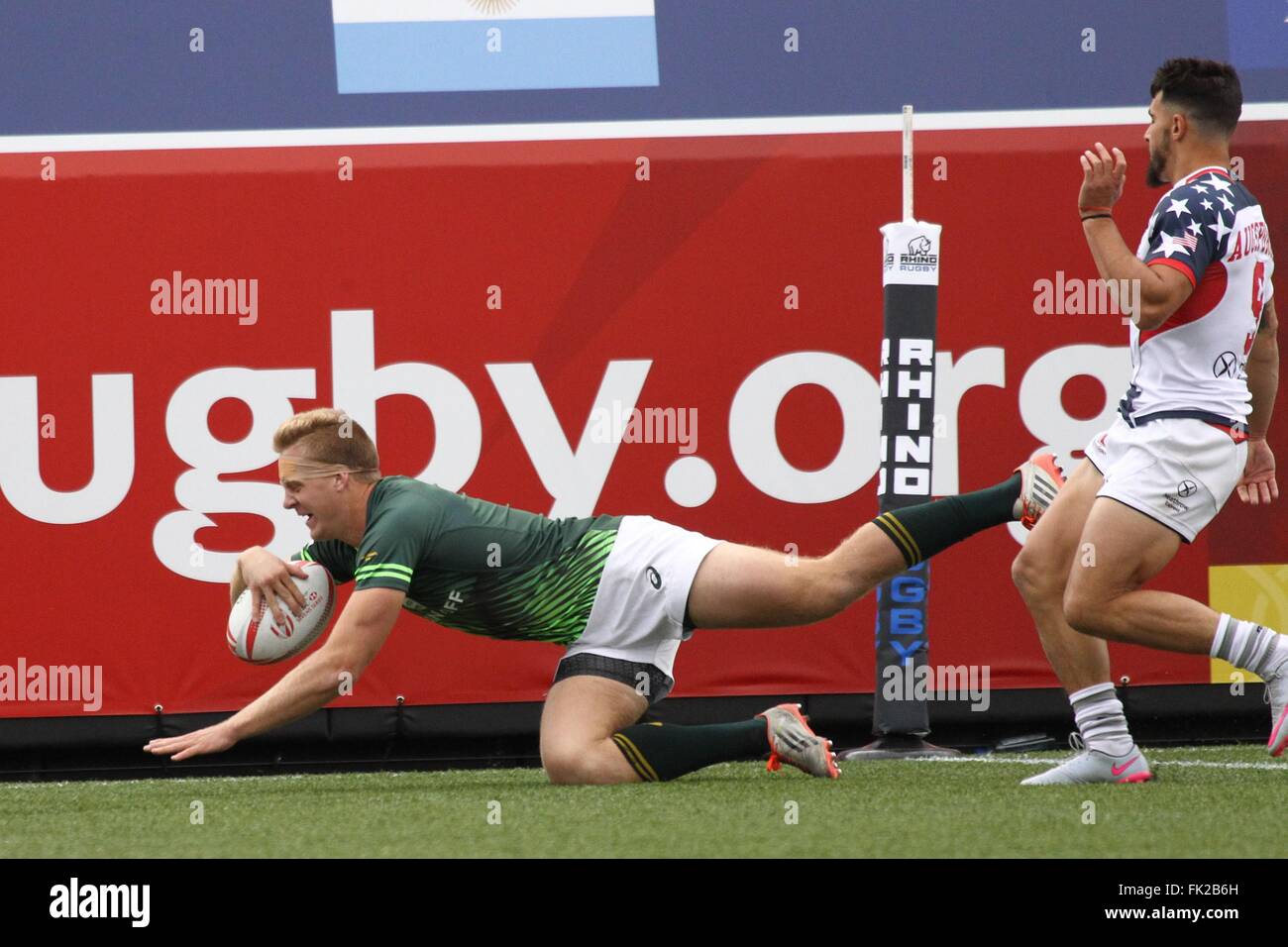 Las Vegas, NV, USA. 5th Mar, 2016. Dylan Sage of South Africa in ...