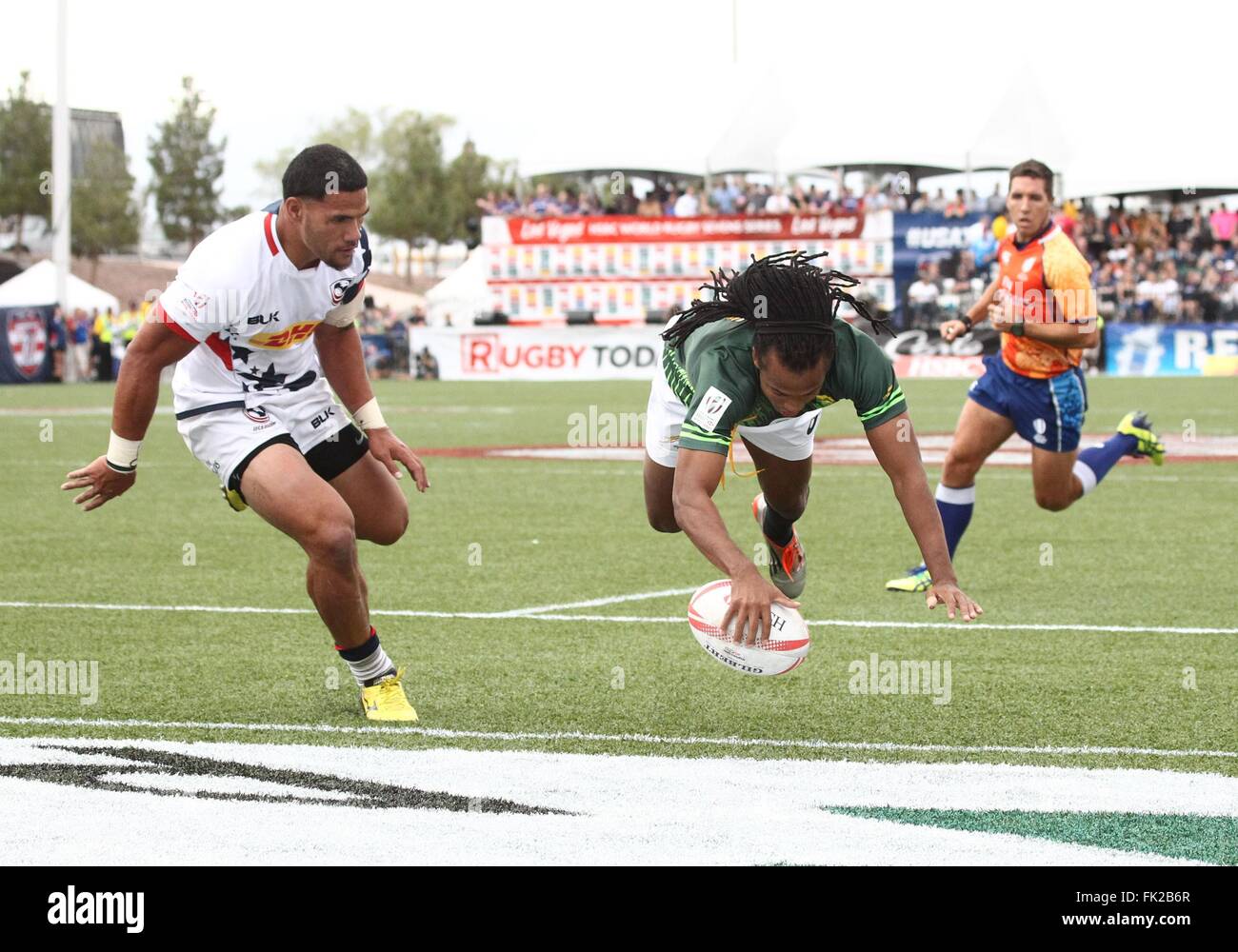 Las Vegas, NV, USA. 5th Mar, 2016. Cecil Afrika of South Africa in ...
