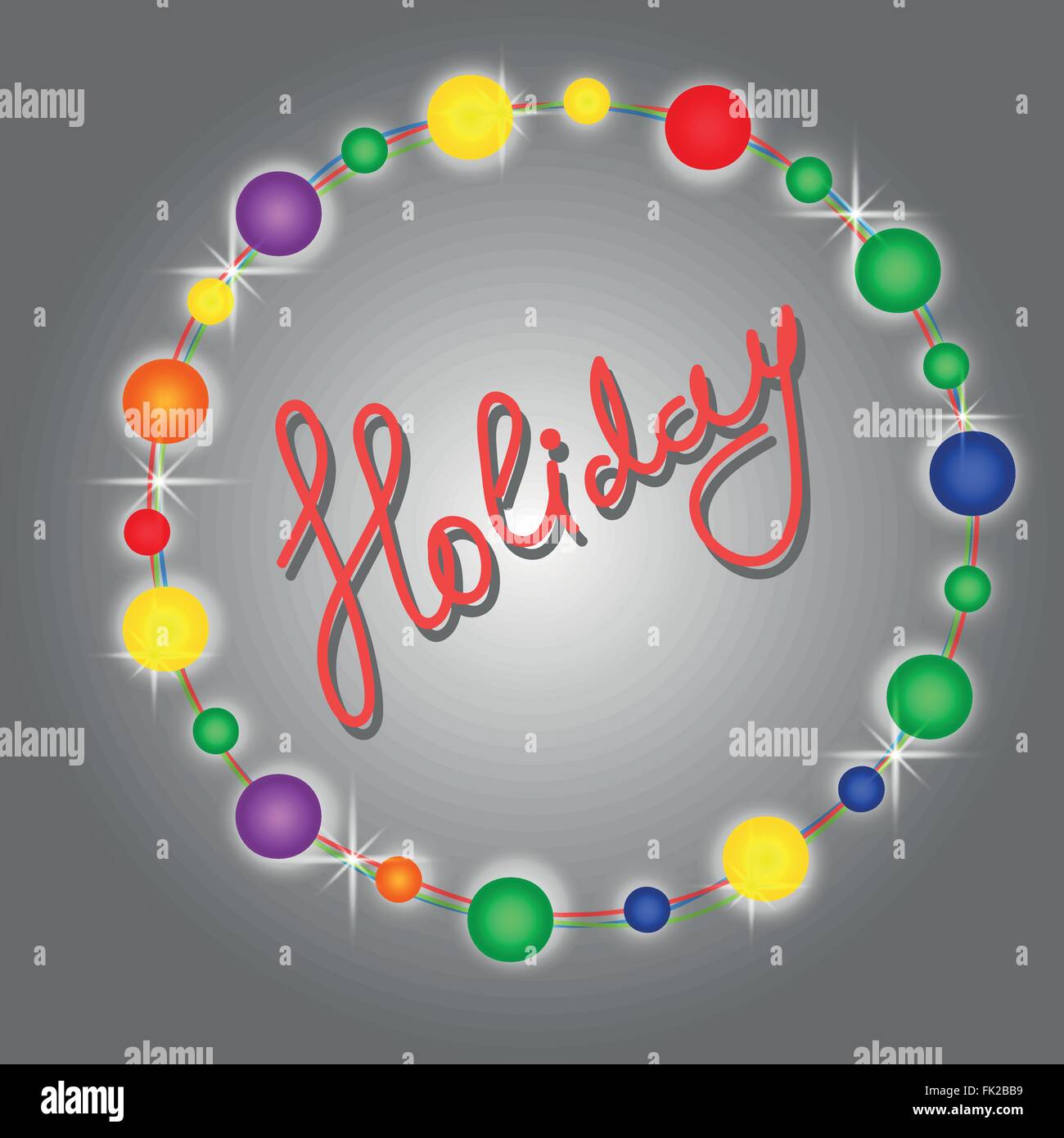 Illuminated string Stock Vector Images - Alamy