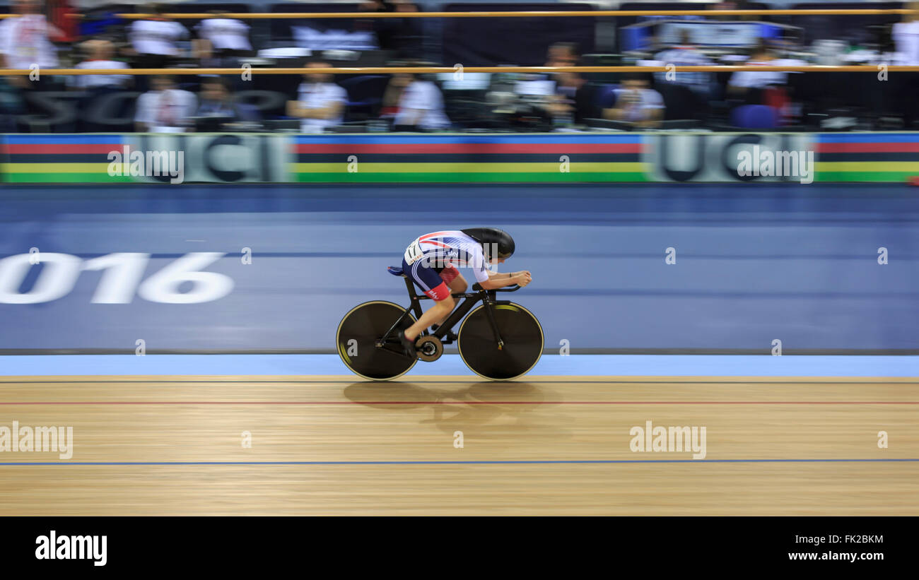 2016 uci track cycling world championships day one london hi-res stock ...