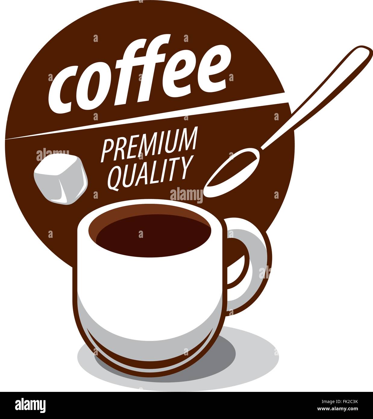 vector logo for coffee Stock Vector Image & Art - Alamy