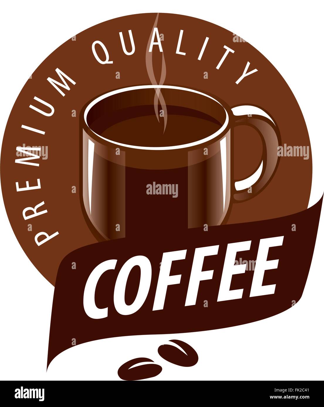 vector logo for coffee Stock Vector Image & Art - Alamy