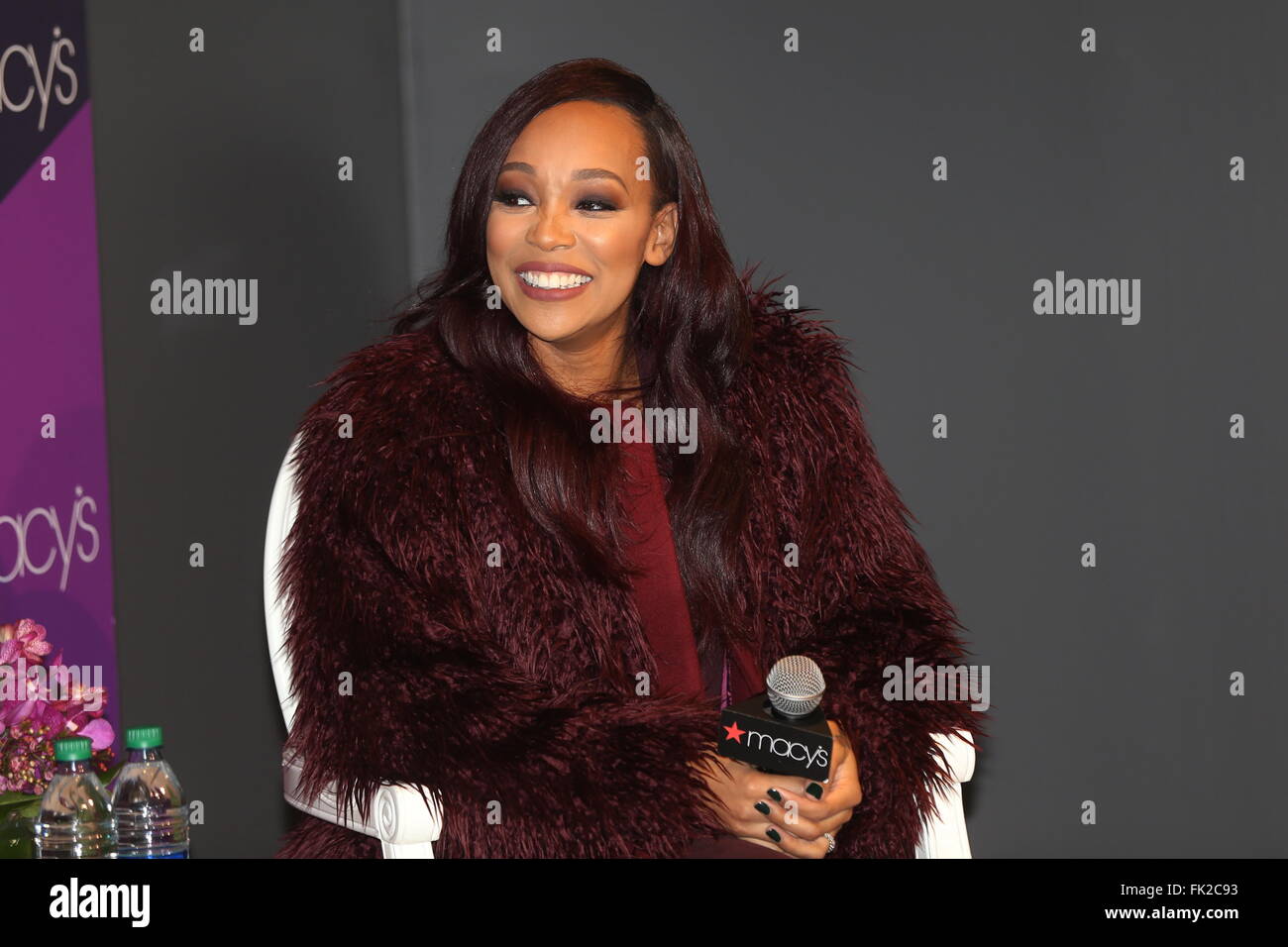 Macy's Celebrates Black History Month Featuring: MONICA Where: New York ...