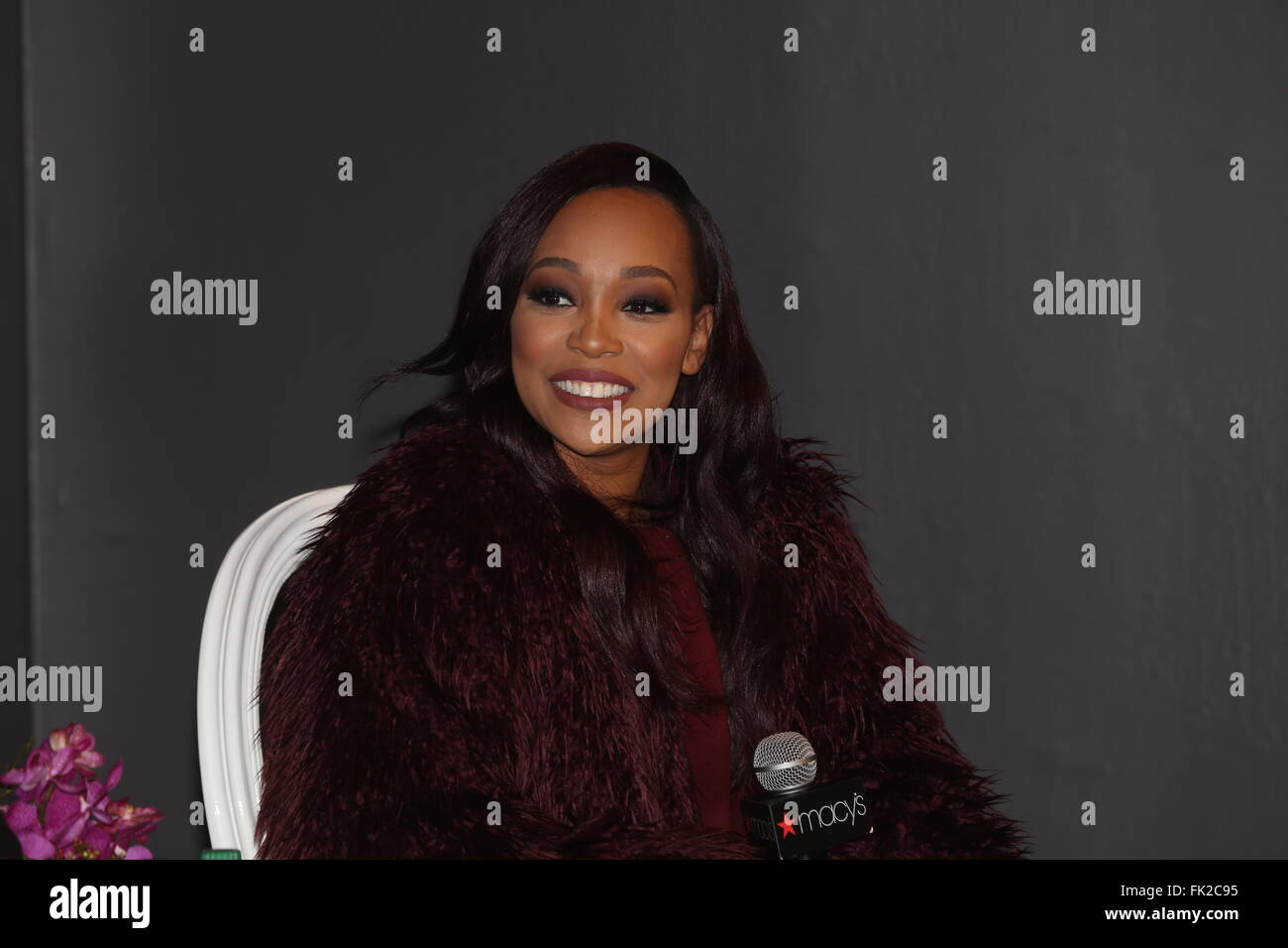 Macy's Celebrates Black History Month Featuring: MONICA Where: New York ...