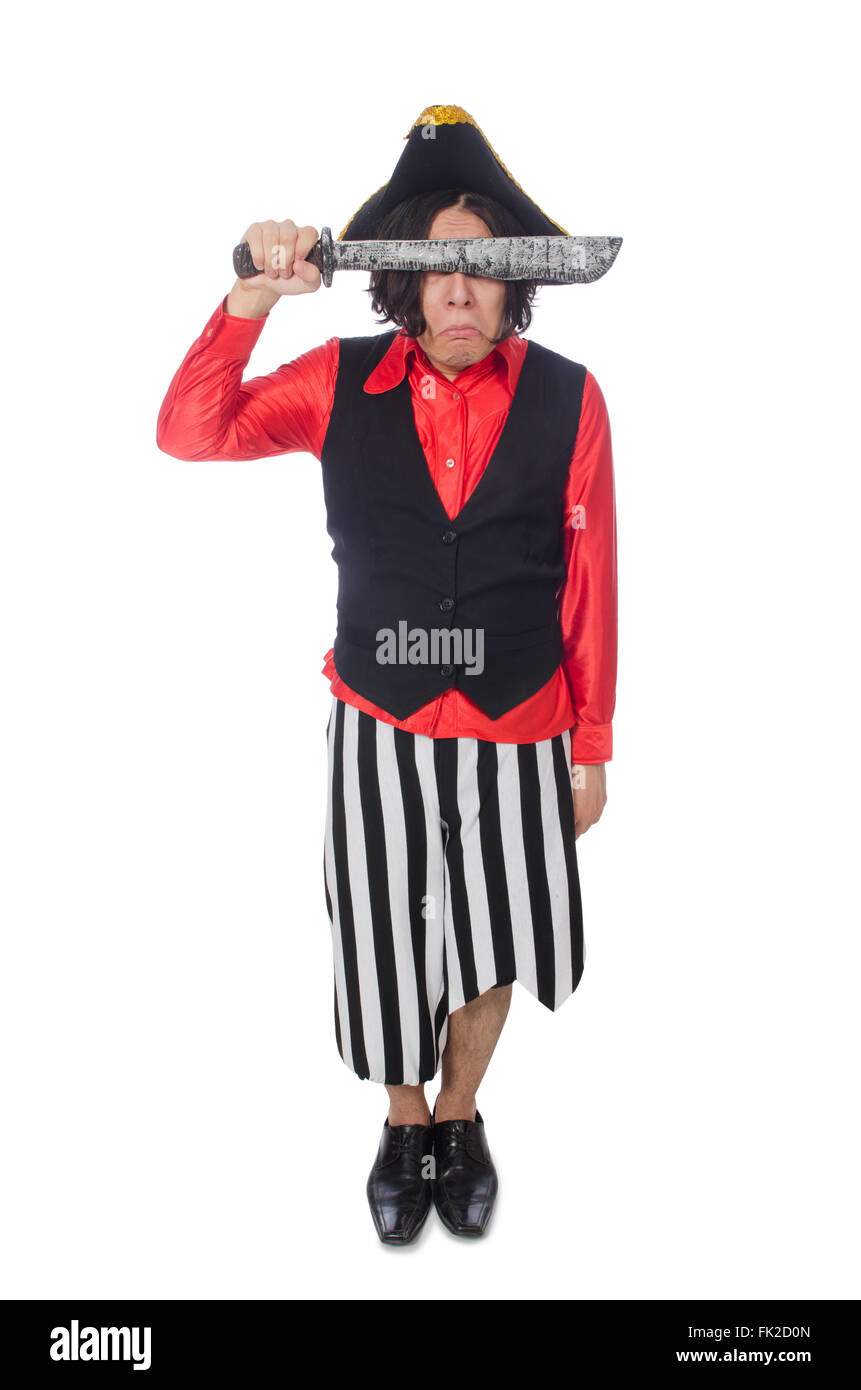 Pirate hat tricorn sword Cut Out Stock Images & Pictures - Alamy