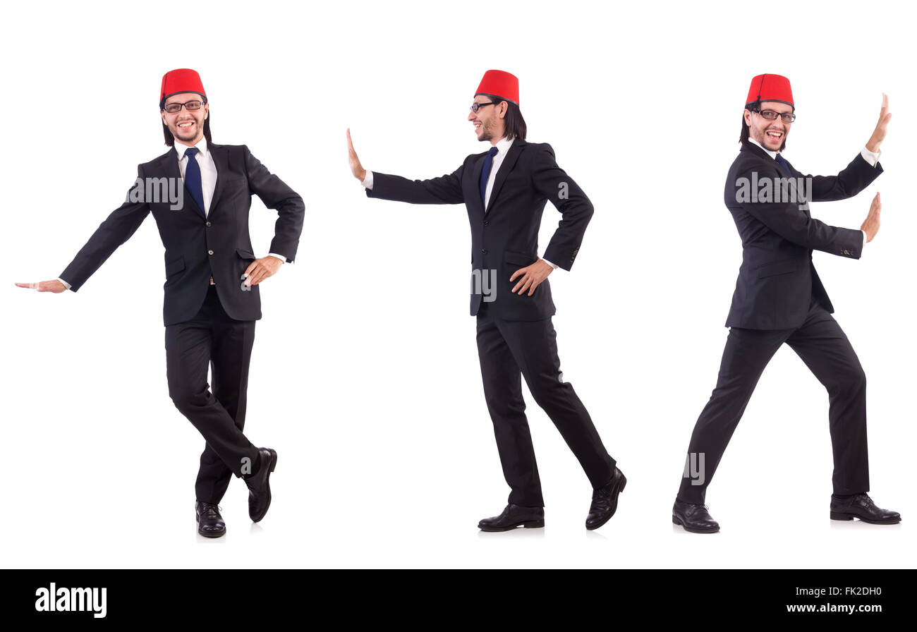 Middle eastern man wearing cap Cut Out Stock Images & Pictures - Alamy