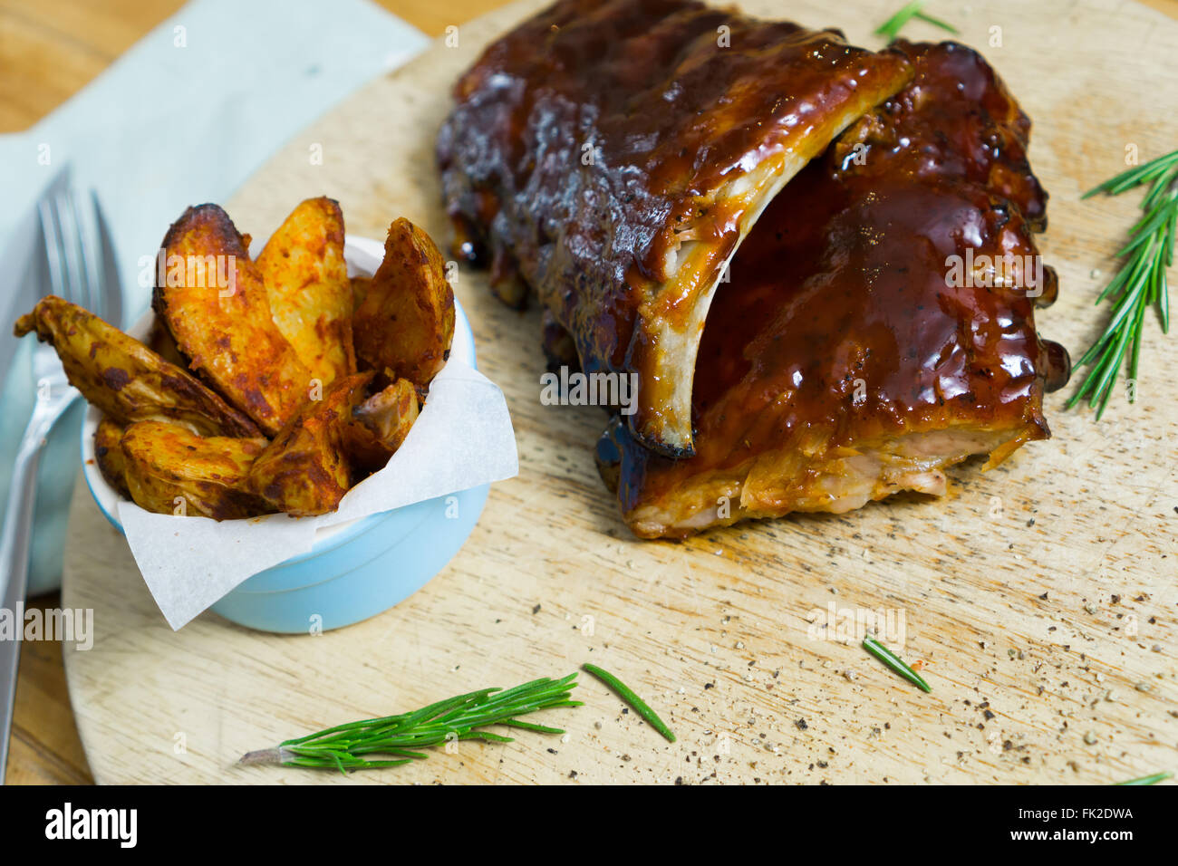 Smoked beef ribs hi-res stock photography and images - Alamy