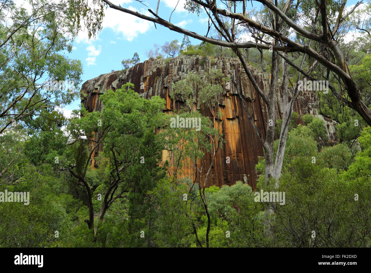 "Sawn Rocks" in Kaputar National Park near Narrabri, NSW, Australia ...