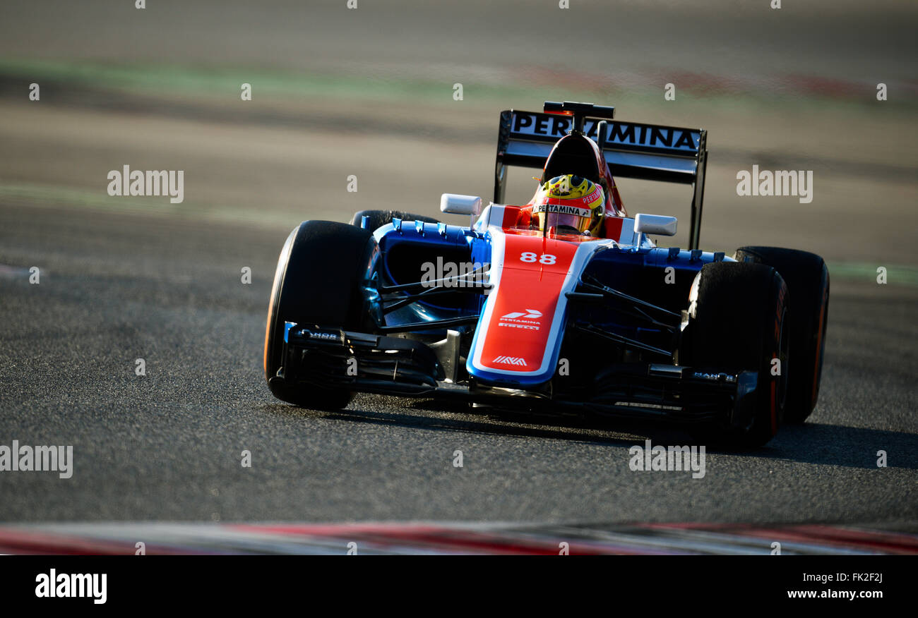 Rio Haryanto (Indonesia) Major Racing during Formula One testing days ...