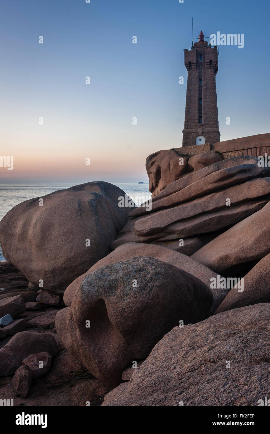 This iconic lighthouse was built with the same pink granite that ...