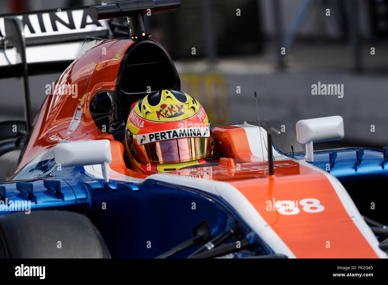 Rio Haryanto (Indonesia) Major Racing during Formula One testing days ...