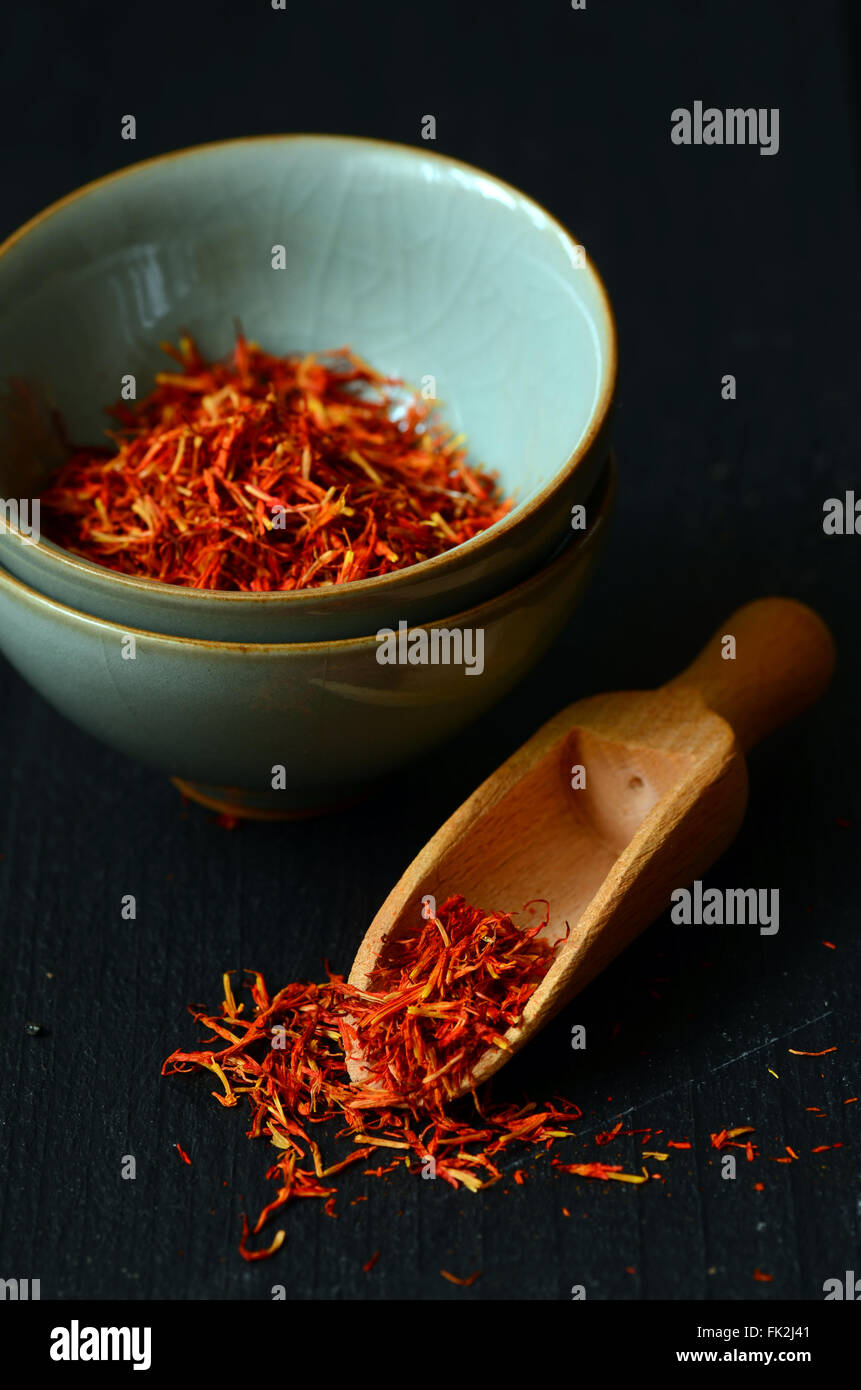 Saffron spice hi-res stock photography and images - Alamy