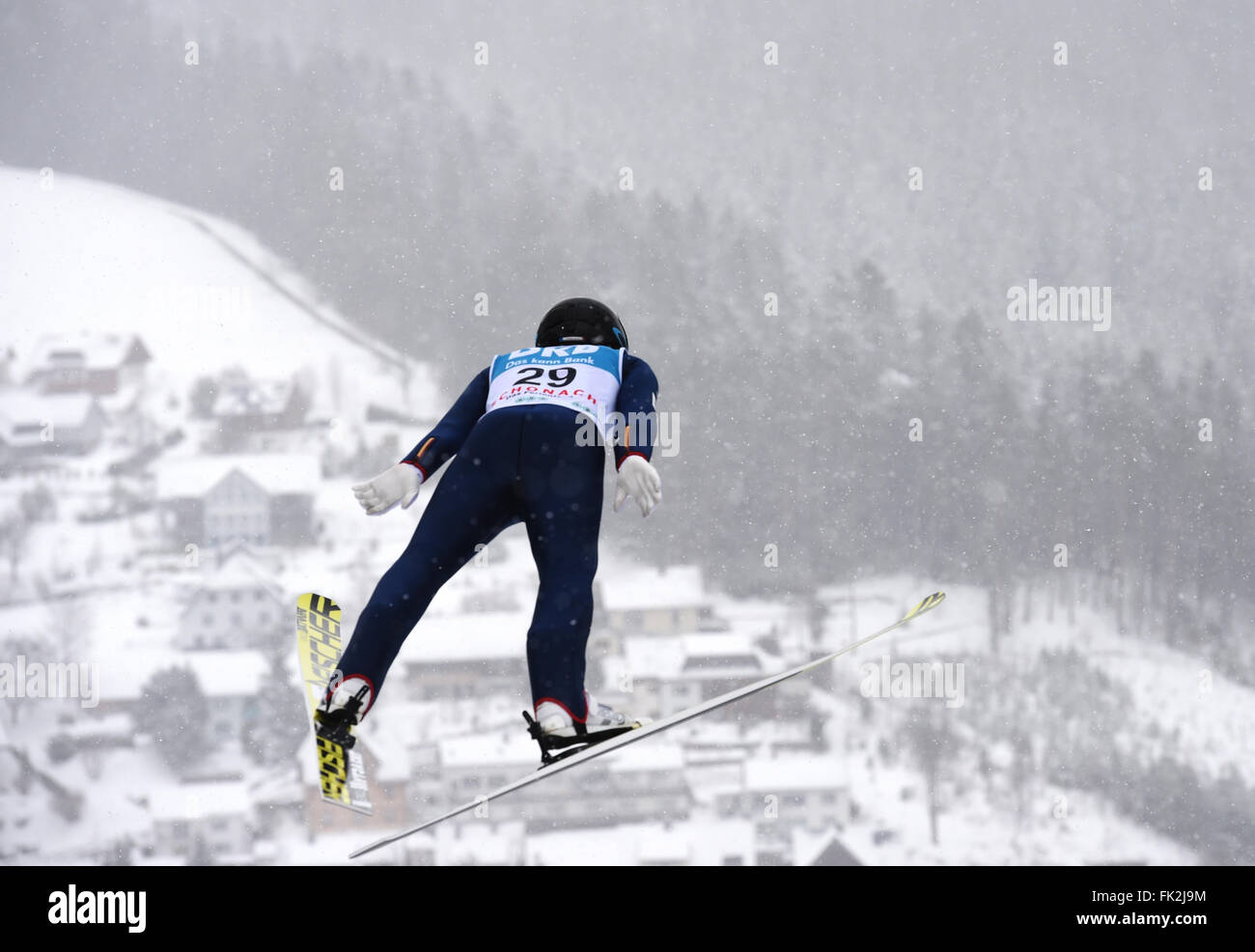 Akito Watabe of Japan in action during the first run of hte single ...