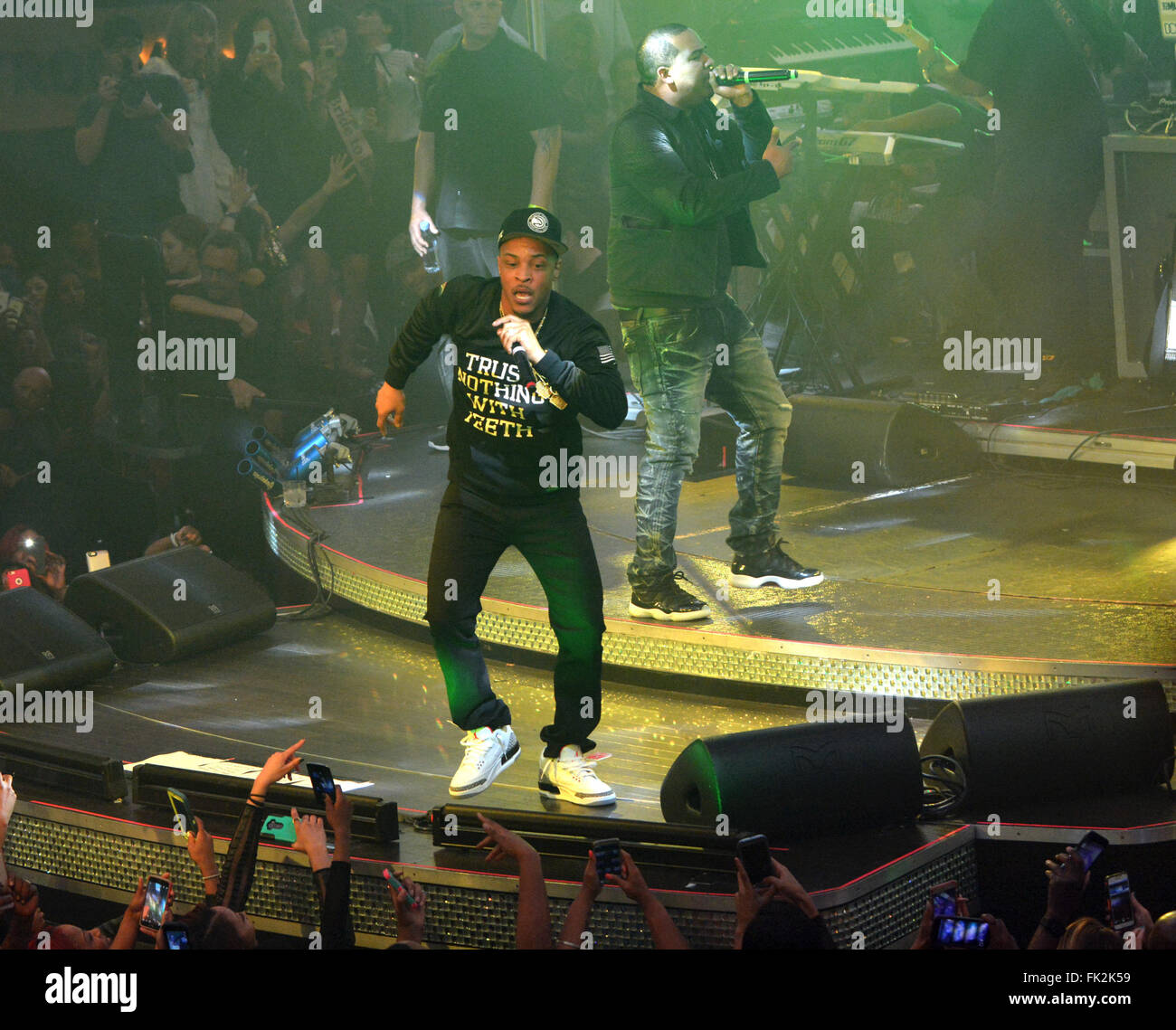 Las Vegas, Nevada, USA. 6th Mar, 2016. Grammy Award winning artist Tip ...