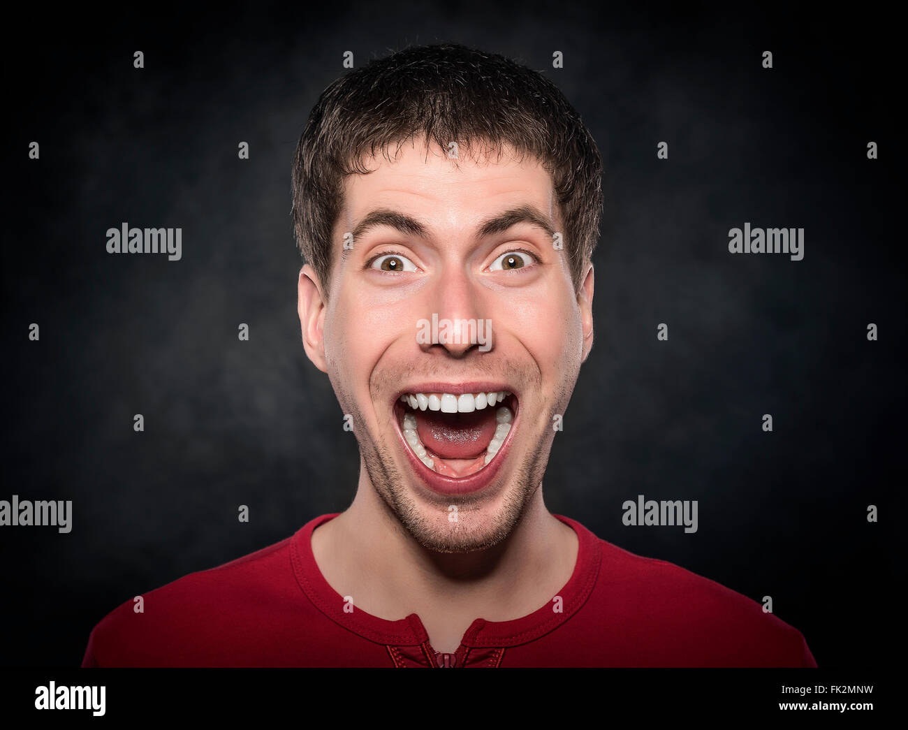 Excited young man Stock Photo - Alamy Excited young man Stock Photo - Alamy