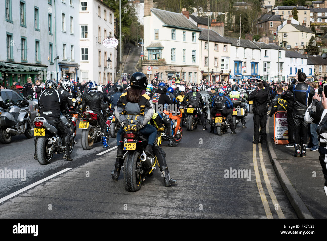 Bikers matlock hi-res stock photography and images - Alamy