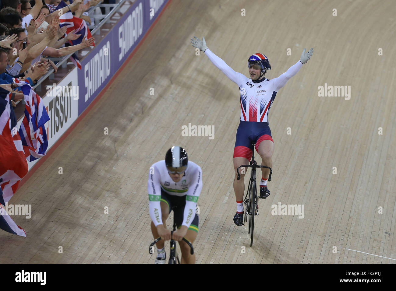 Lee Valley Velo Centre, Lnodn UK. 05th Mar, 2016. UCI Track Cycling ...