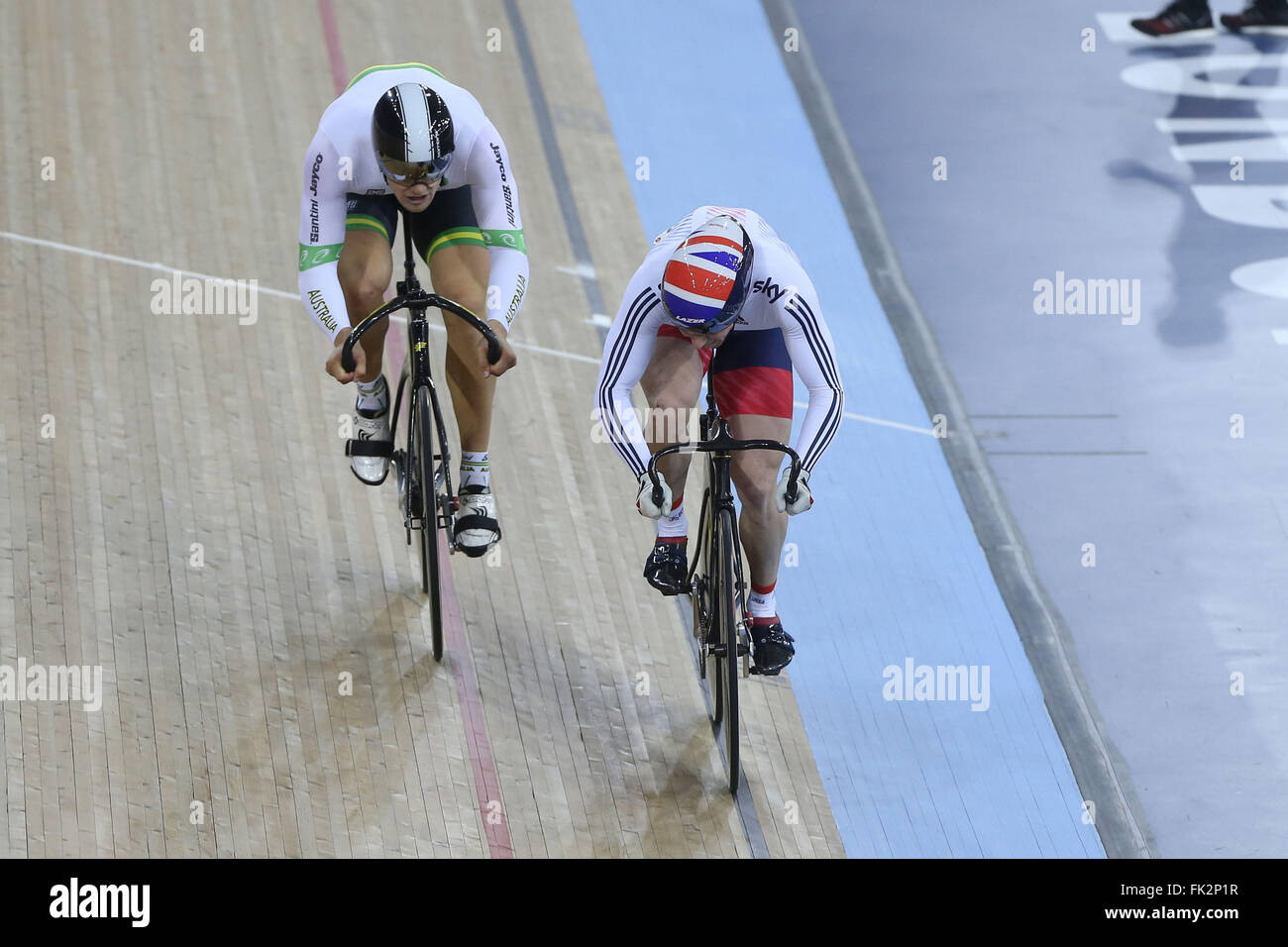Lee Valley Velo Centre, Lnodn UK. 05th Mar, 2016. UCI Track Cycling ...