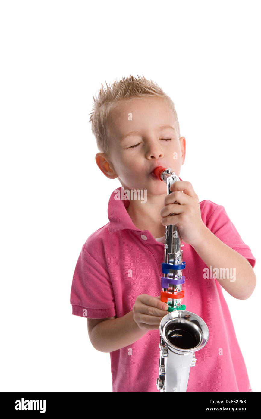 Child saxophone hi-res stock photography and images - Alamy