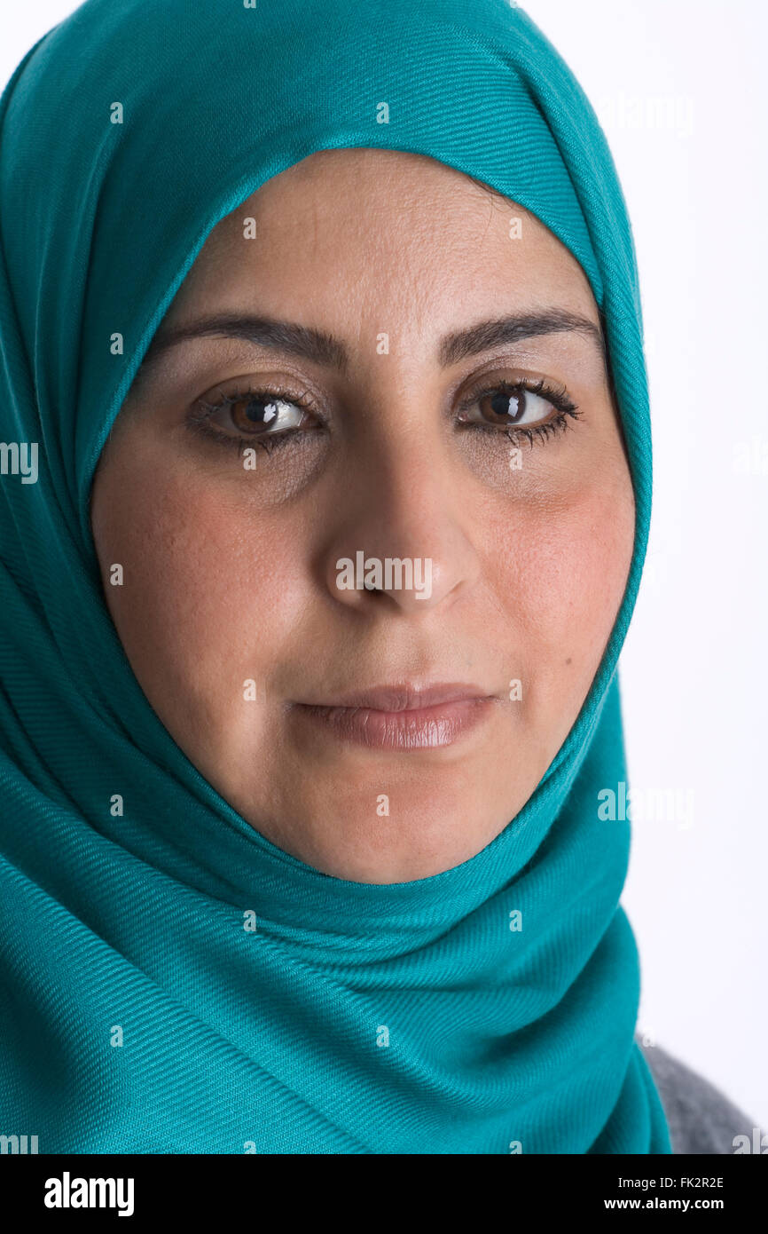 Portrait of an Arabic Muslim Woman Stock Photo - Alamy