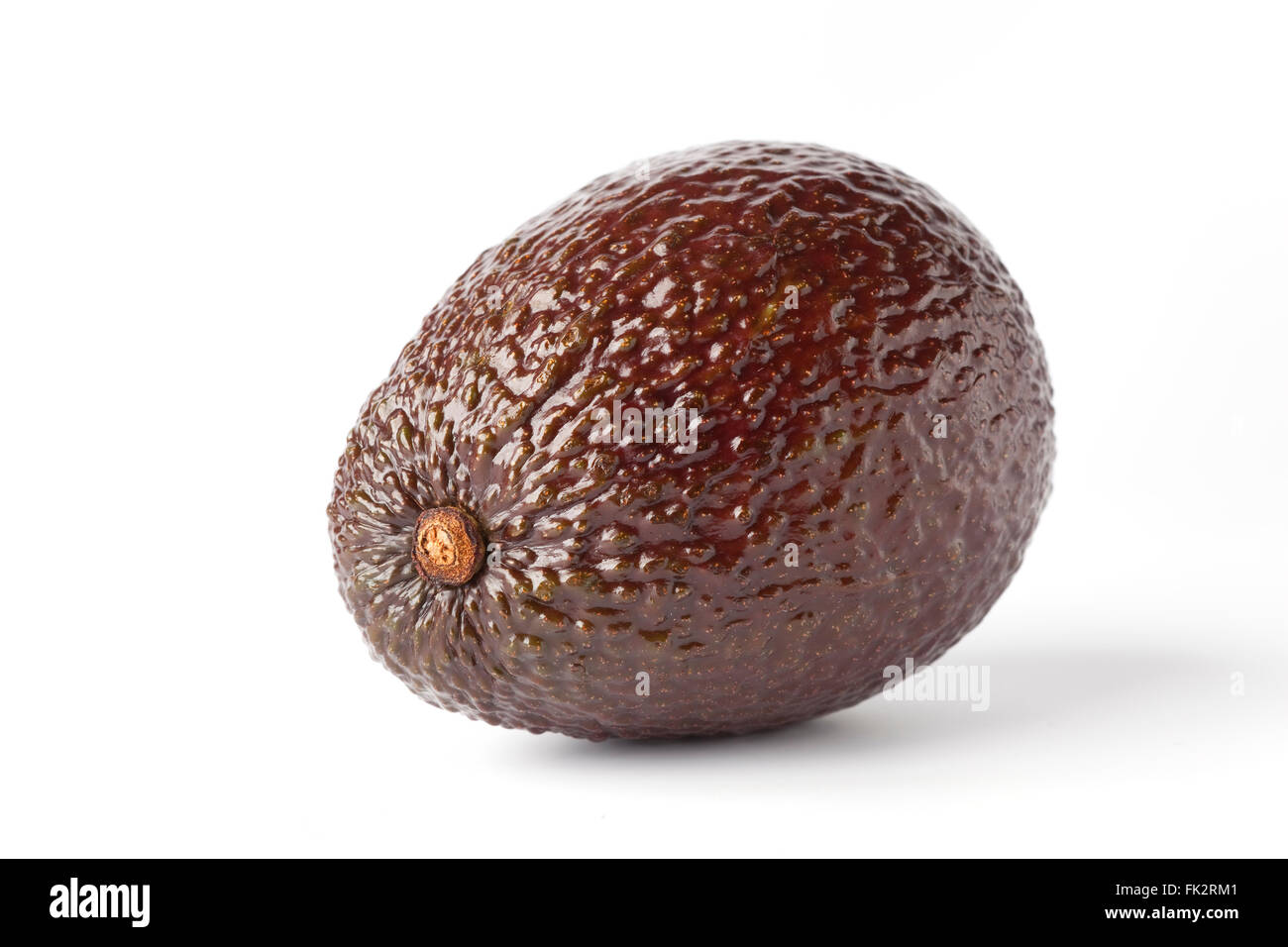 Whole single fresh avocado on white background Stock Photo - Alamy