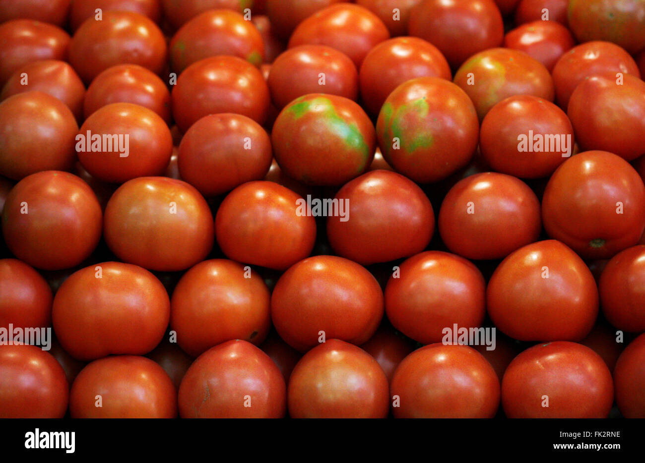 Tomatoes in a supermarket Stock Photo - Alamy